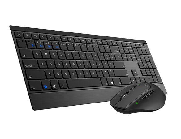 RAPOO 9500M Bluetooth 2.4G Wireless Keyboard Mouse Combo Black- Multi ...